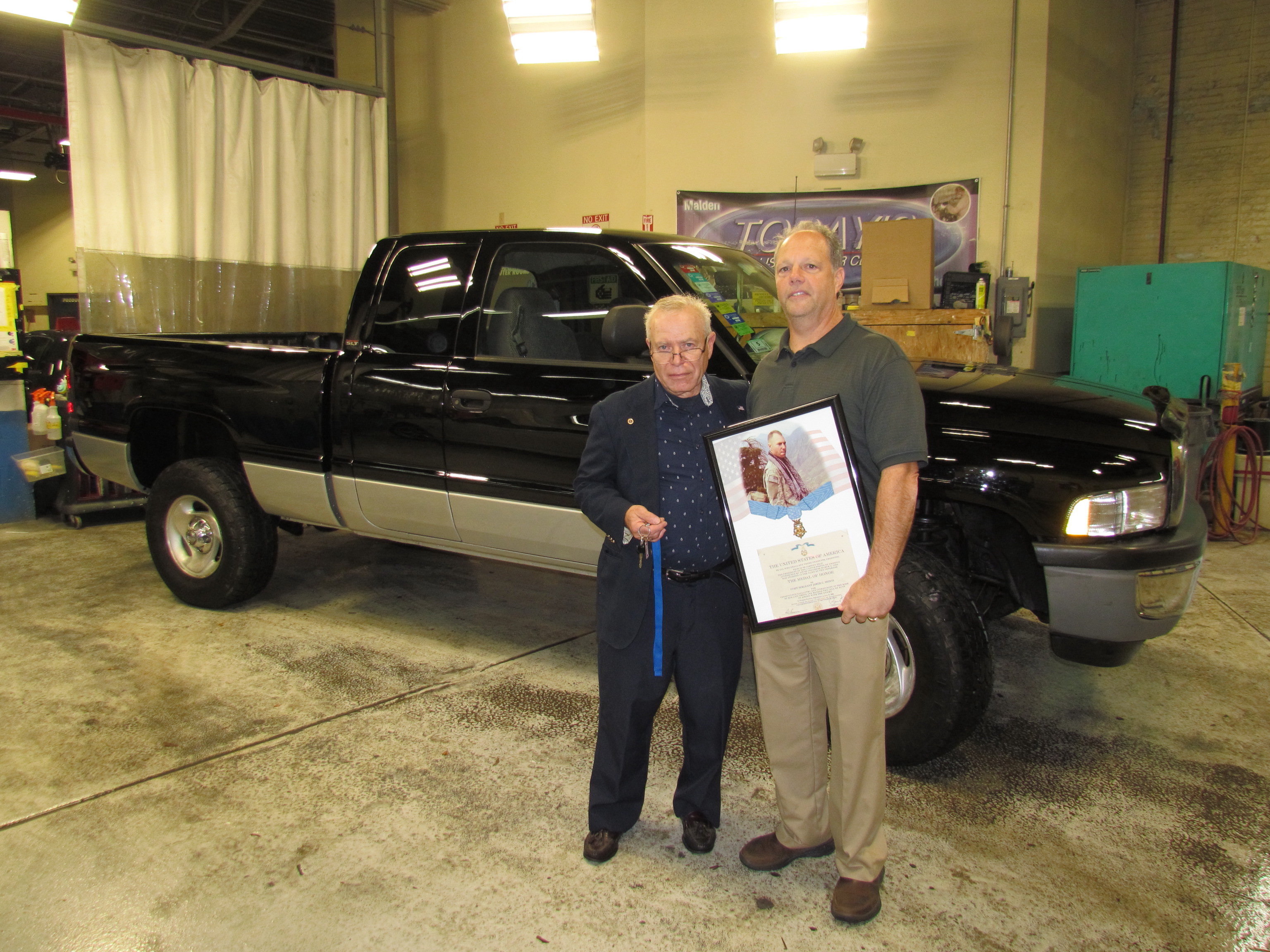 Truck Refurbished for Gold Star Father Paul Monti | Today's Collision